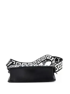 Versace All Over Logo Canvas Compact Belt Bag