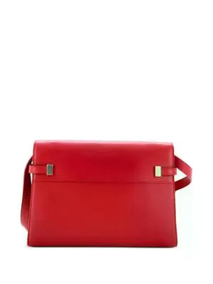 Saint Laurent Manhattan Medium Shoulder Bag - Red