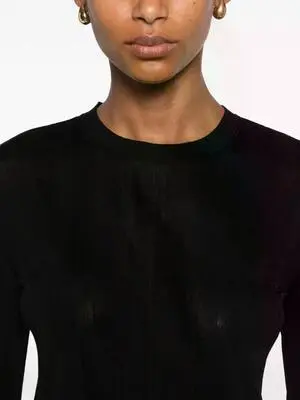 THE ROW Dantea Ribbed Knit Top