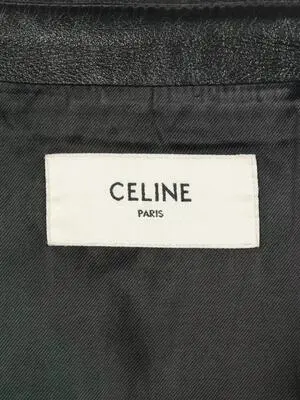 Celine Leather Zip-up Jacket