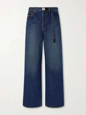 Sacai Wide Leg Jeans For Men