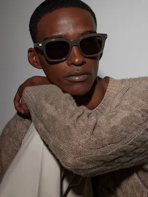 ZEGNA EYEWEAR Zegna Square-frame Acetate Sunglasses