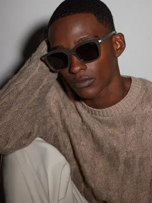 ZEGNA EYEWEAR Zegna Square-frame Acetate Sunglasses