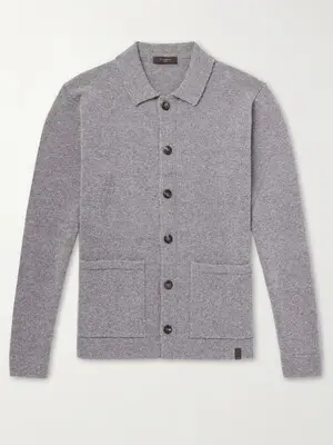 SLOWEAR Zanone Wool-blend Cardigan - Gray