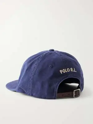 Polo Ralph Lauren Embroidered Cotton-twill Baseball Cap - Navy