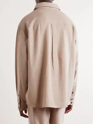 THE ELDER STATESMAN Wool And Cashmere-blend Shirt
