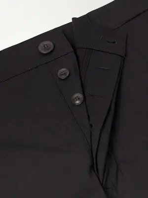 Rick Owens Wide-leg Cotton-blend Canvas Trousers