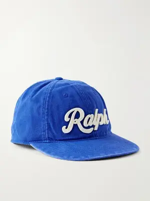 Polo Ralph Lauren Logo-embroidered Cotton-twill Baseball Cap - Blue