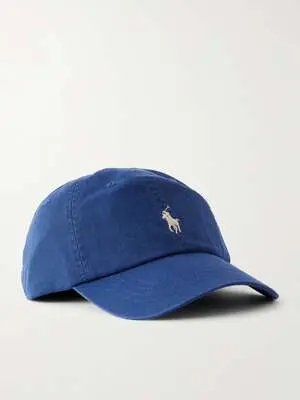 Polo Ralph Lauren Logo-embroidered Cotton-twill Baseball Cap - Navy