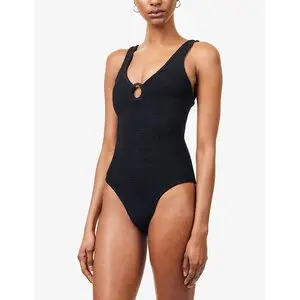 Hunza G Celine Hoop-front Swimsuit