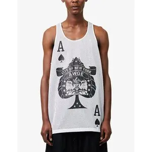 AWGE Nyc Aces Reversible Double Mesh Jersey Vest