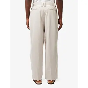 THE COUTURE CLUB Belted Barrel-leg Woven Trousers