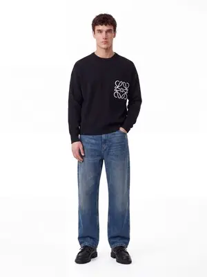 Loewe Anagram" Logo T-shirt - Black