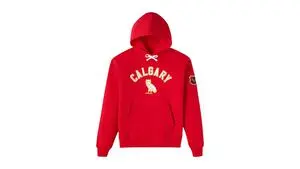 OVO X Nhl Calgary Flames Hoodie - Red