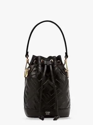 Fendi Mon Tresor Leather Bucket Bag - Multicolor