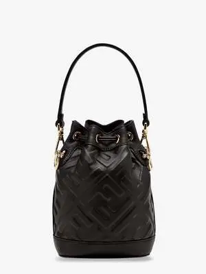 Fendi Mon Tresor Leather Bucket Bag