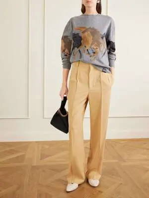 Stella McCartney Racing Horse Wool Sweater - Grape