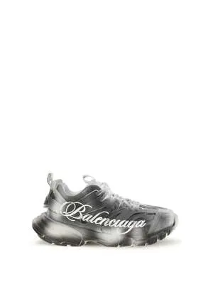 Balenciaga Track Stencil Sneakers - Gray