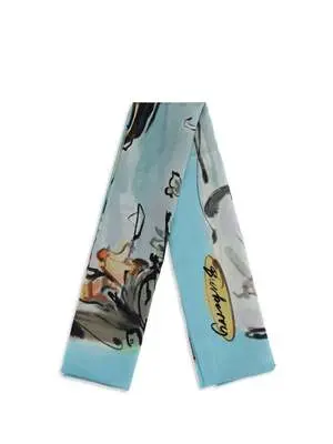 Burberry Swan Lake Silk Scarf