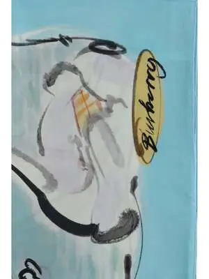Burberry Swan Lake Silk Scarf