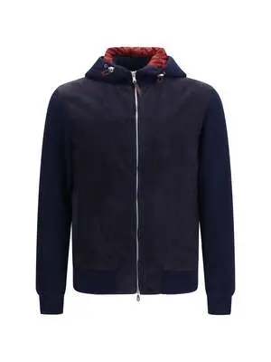 Brunello Cucinelli English Knit Jacket - Blue