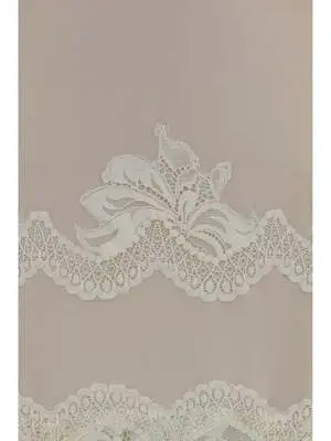 Rabanne Long Lace And Jersey Dress - Multicolor