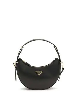 Prada Arqué Shoulder Bag - Black