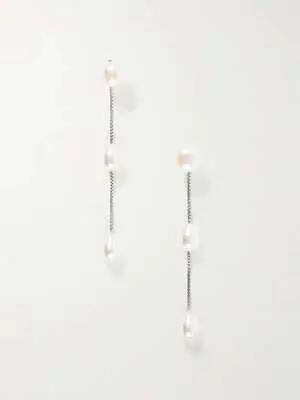 SOPHIE BUHAI Sterling And Pearl Earrings - Silver