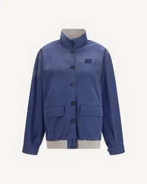 Miu Miu Old Washed Twill Jacket