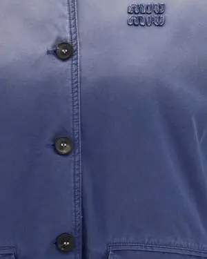 Miu Miu Old Washed Twill Jacket