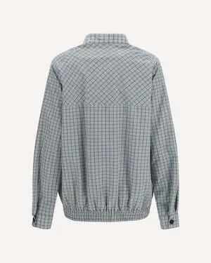 Miu Miu Checked Technical Fabric Blouson Jacket