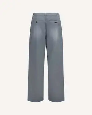 Miu Miu Garment-dyed Wide-leg Pants