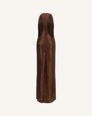 SELF-PORTRAIT Embellished Maxi Dress With Cross-back Straps