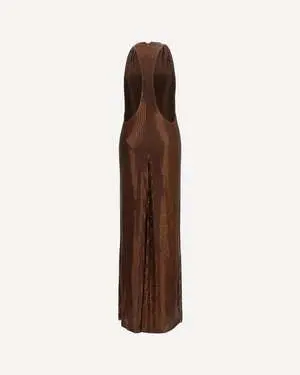 SELF-PORTRAIT Embellished Maxi Dress With Cross-back Straps