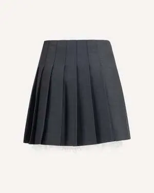 SELF-PORTRAIT Pleated Mini Skirt