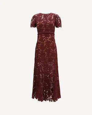 SELF-PORTRAIT Midi Lace Dress