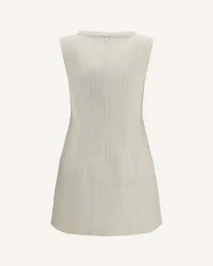 SELF-PORTRAIT Sleeveless Bouclé Mini Dress