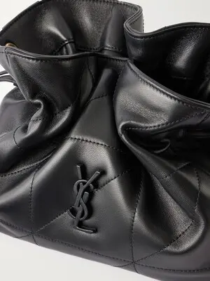 Saint Laurent Jamie Quilted Leather Shoulder Bag - Black