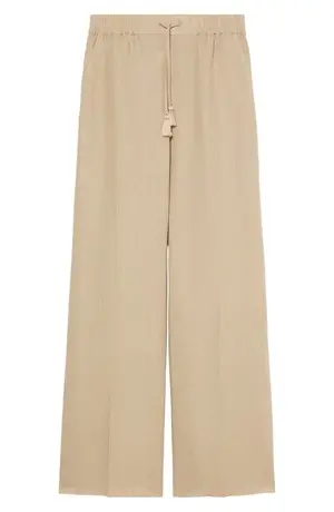 Marina Rinaldi Mrs. Comma Wide Leg Flax Linen Pants