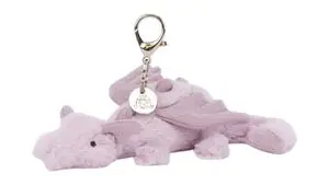 JELLYCAT Lavender Dragon Bag Charm - Multicolor