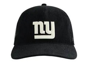 Kith X 47 X New York Giants Corduroy Trucker Hat - Black