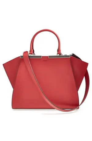 Fendi 3jours' Leather Shopper
