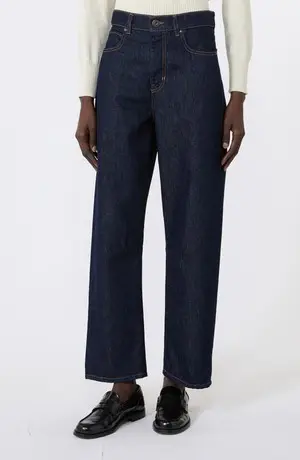 Max Mara Straight Leg Jeans - Navy