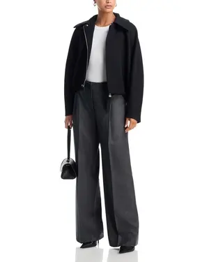 Victoria Beckham Arden Wool Bomber Jacket
