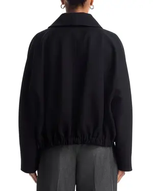 Victoria Beckham Arden Wool Bomber Jacket