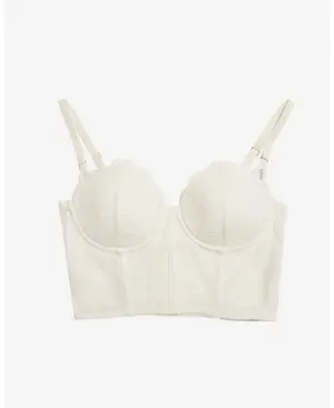 Pepper Lace Corset Top - Ecru