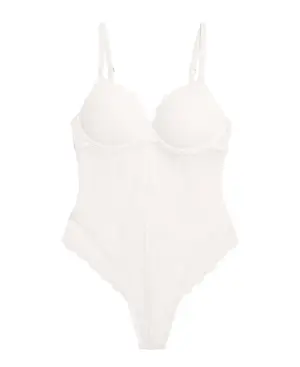 Pepper Lace Lift Up Teddy - Ecru