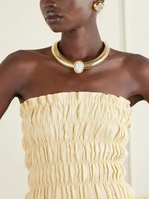 JULIETTA Opyum Pleated Moonstone Necklace