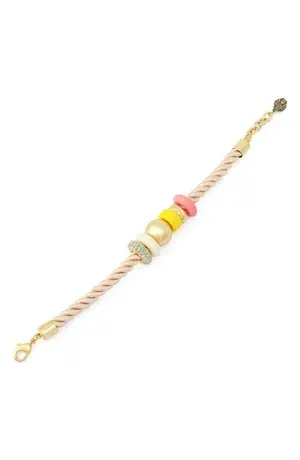 Kurt Geiger Mixed Media Beaded Cord Bracelet