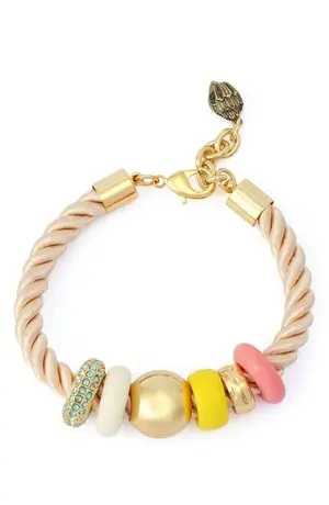 Kurt Geiger Mixed Media Beaded Cord Bracelet